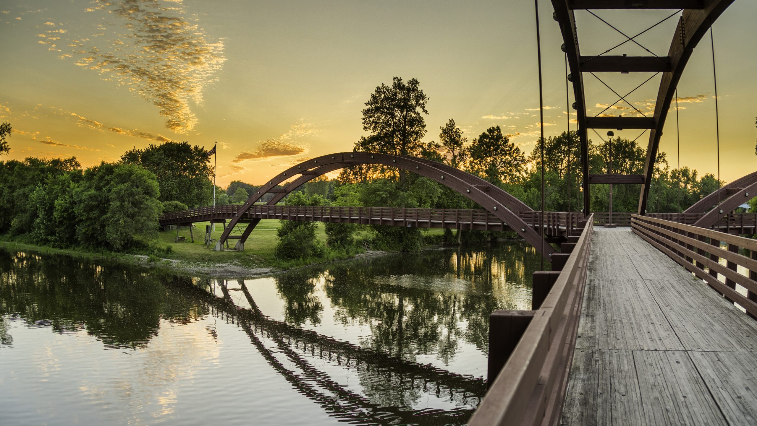 How you can cross 10 notable pedestrian bridges in Michigan - Bridge ...